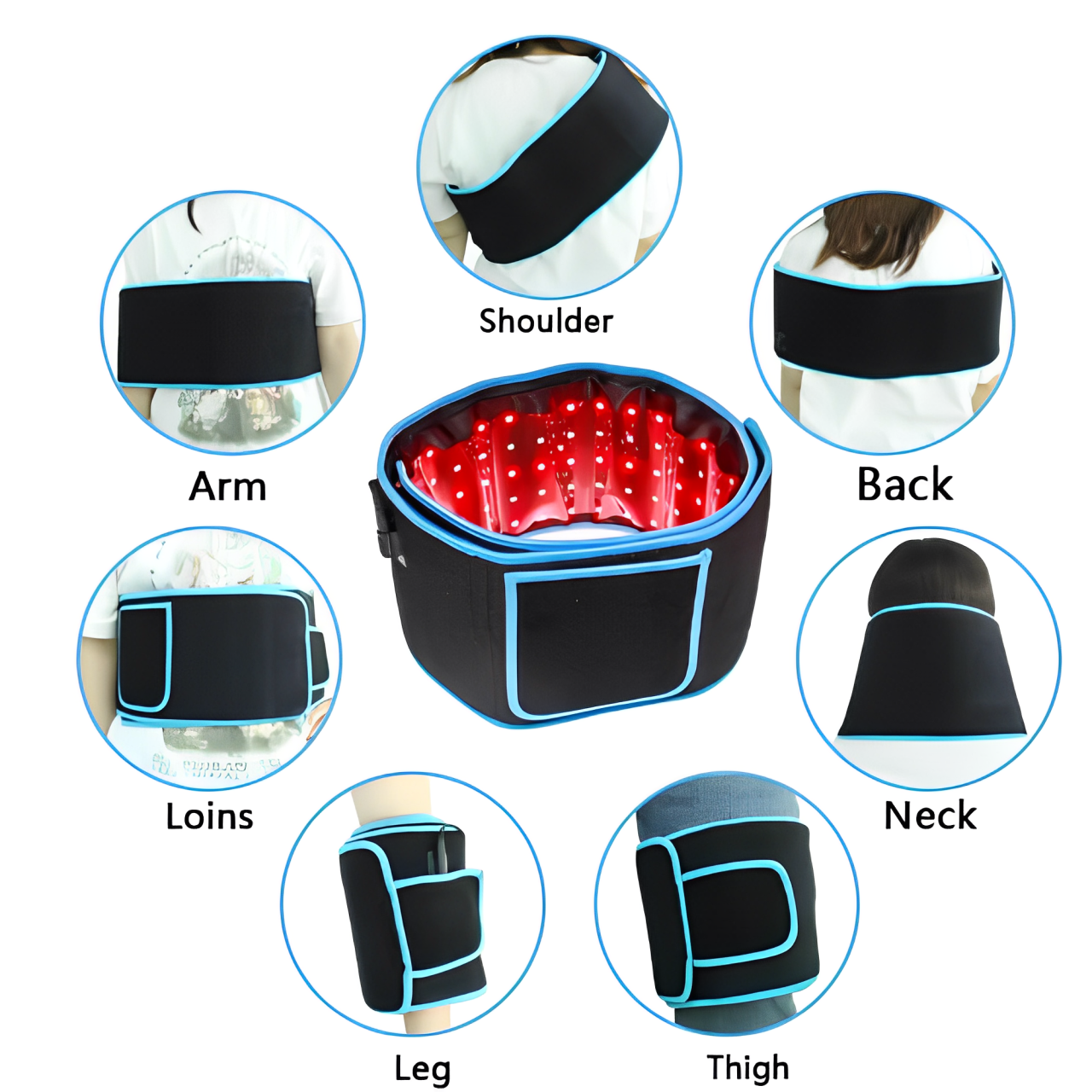 Red Light Therapy Pad With 105 LEDs ,Red Light Therapy Belt At Home In