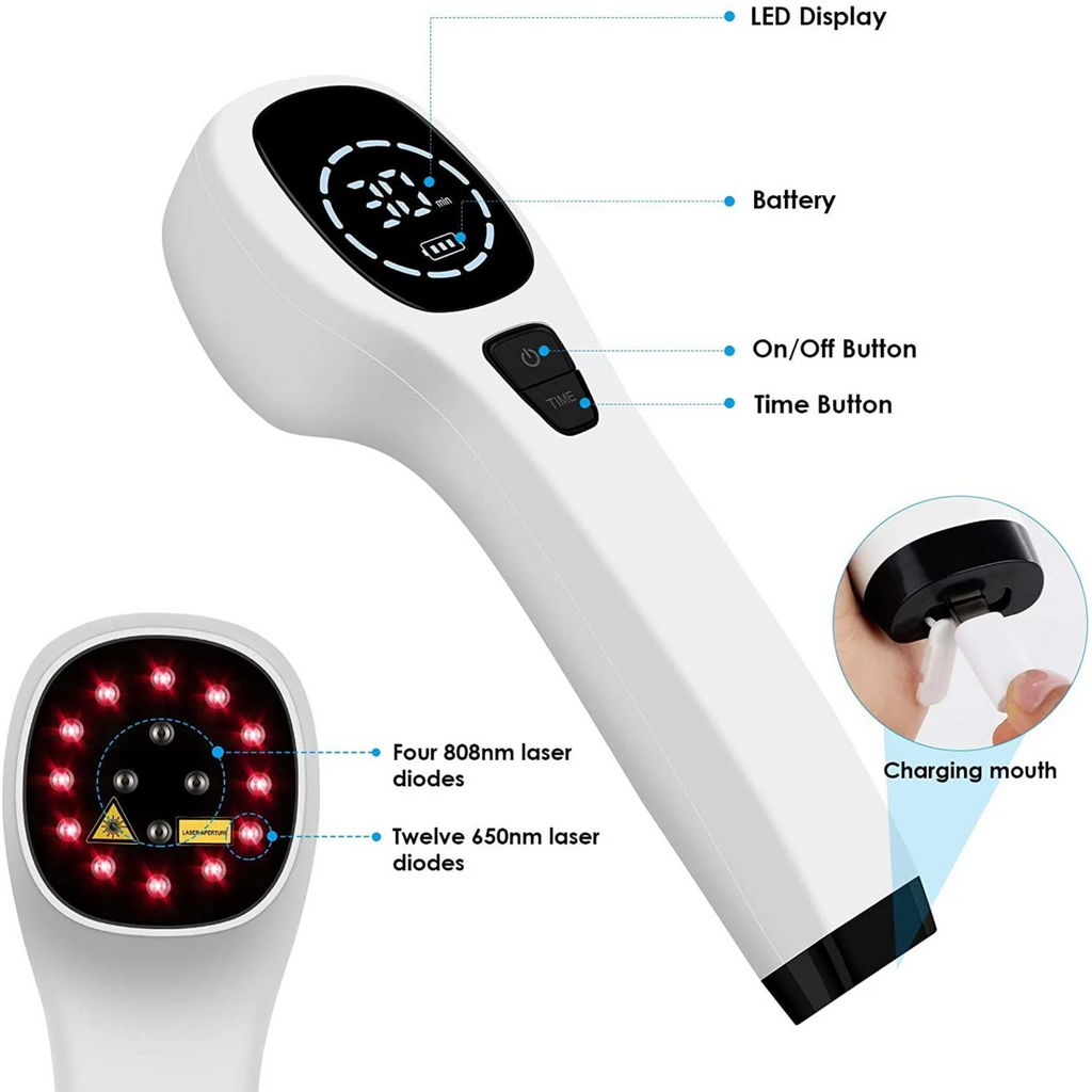 Handheld Extra Strength Red Light Laser Therapy Device