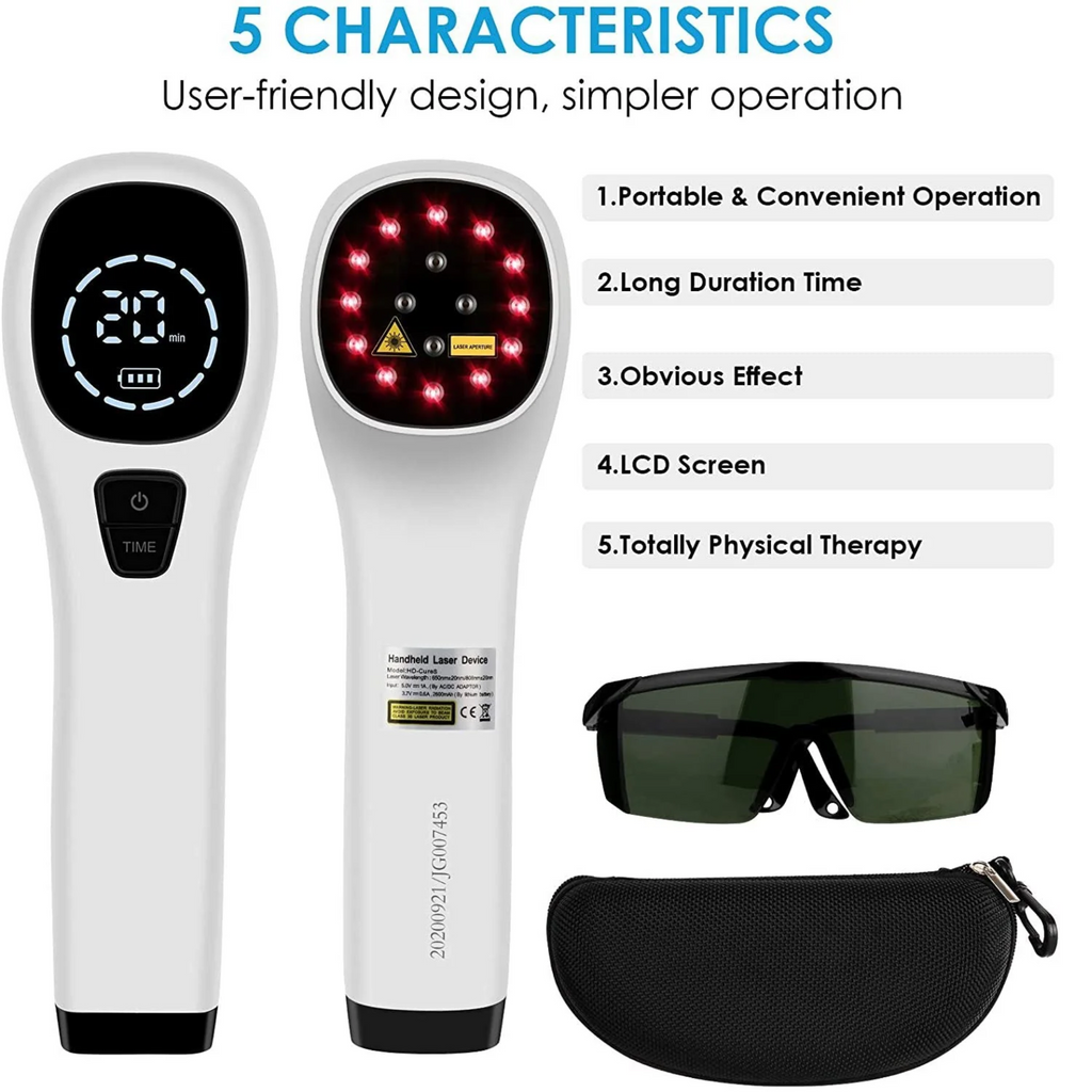 Handheld Extra Strength Red Light Laser Therapy Device