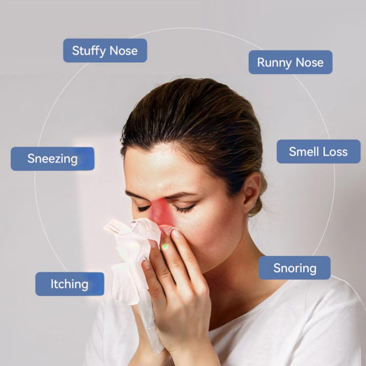 Red Light Therapy Nasal Allergic Rhinitis Treatment Device
