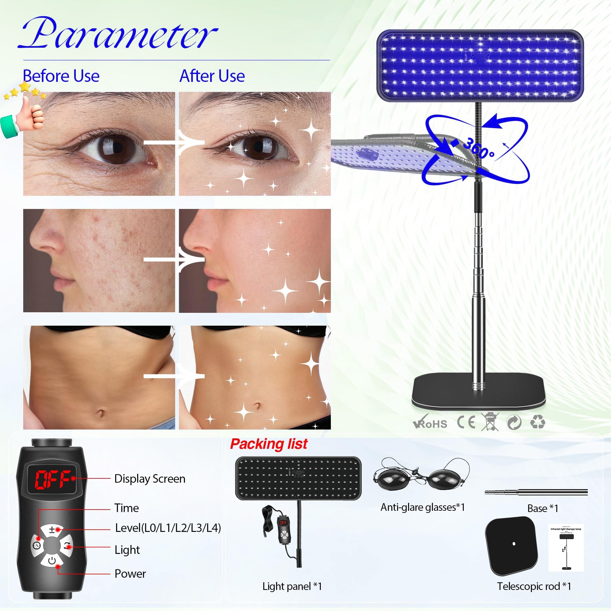 Tanning Lamp Solarium for Home