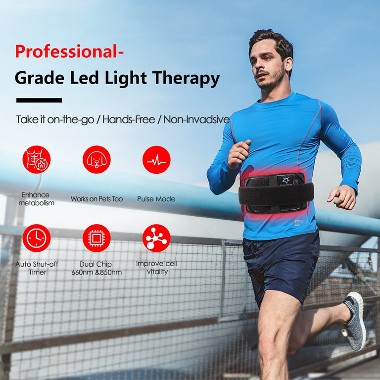 At Home Infrared Red Light Therapy Belt Pad for Pain Relief with 60 LE